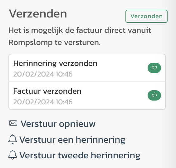Facturen sturen uitgelegd | Gratis facturen versturen | Rompslomp