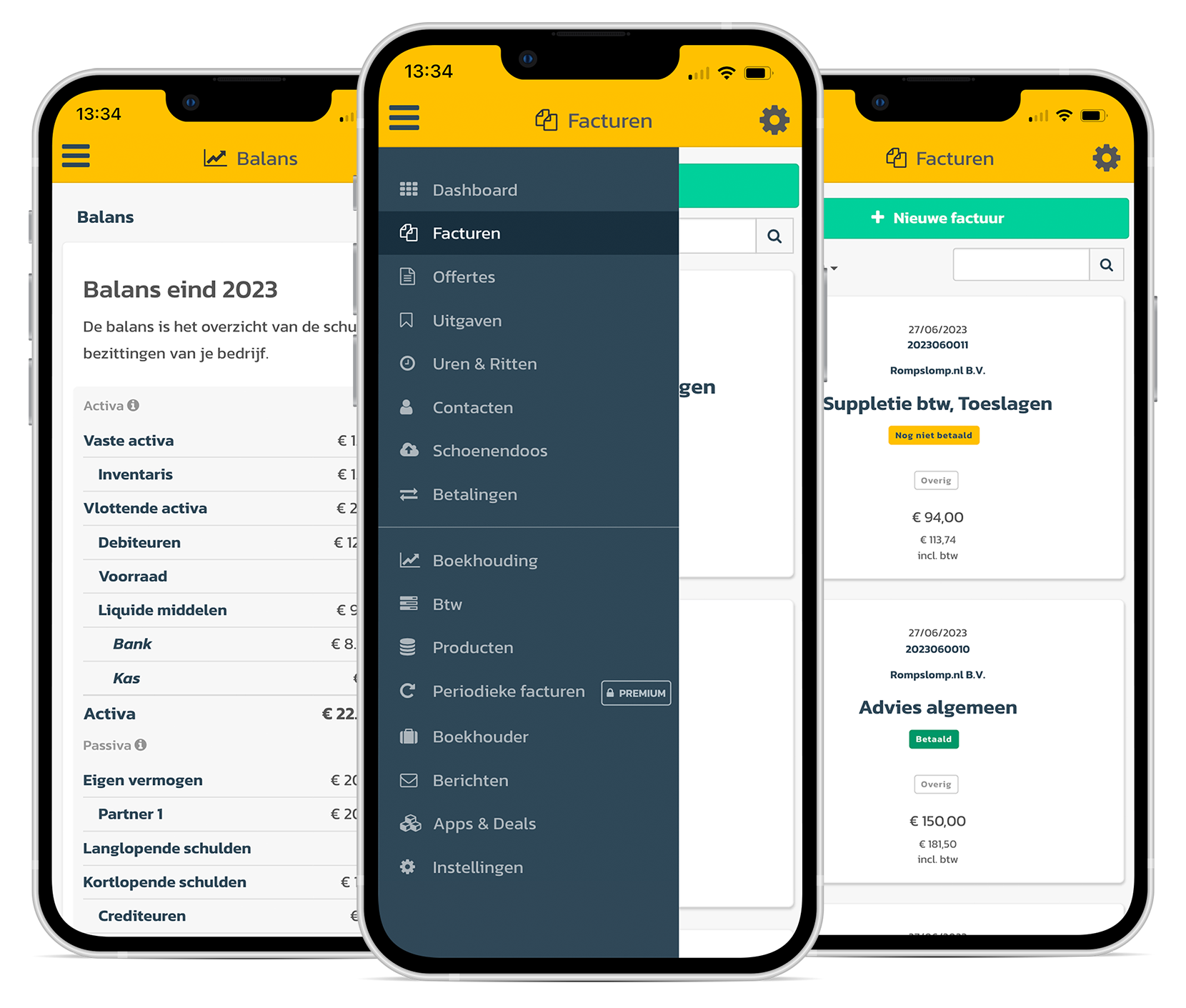 Met de boekhoud app van Rompslomp wordt boekhouden simpel! | Rompslomp